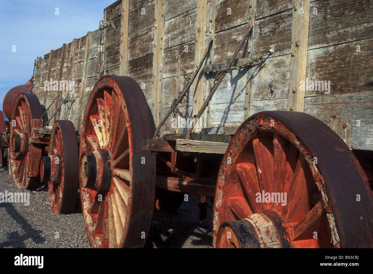 20 mule train wagons Harmony Borax mine Death Valley national park ...
