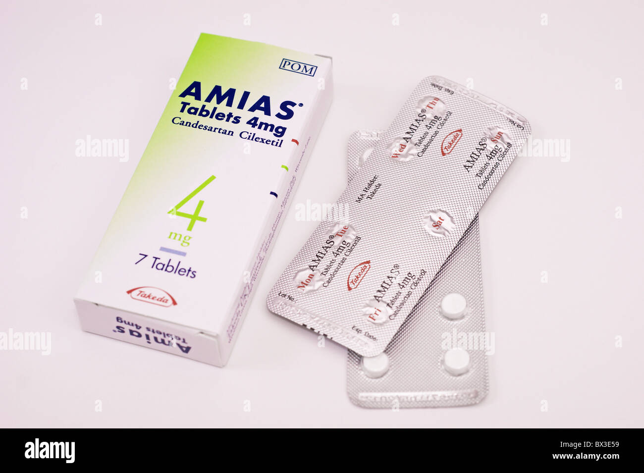 Amias (candesartan cilexetil) tablets for lowering high blood pressure ...