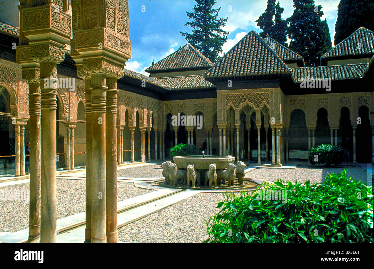 Europe Spain Granada Alhambra Al Qala Hamra Moorish Architecture ...