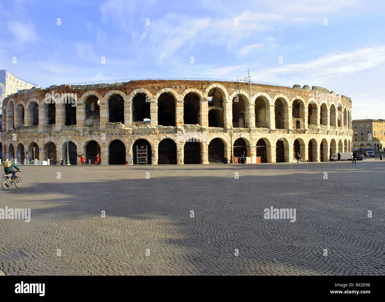Arena di Verona ancient amphitheater, a typical Roman architecture ...