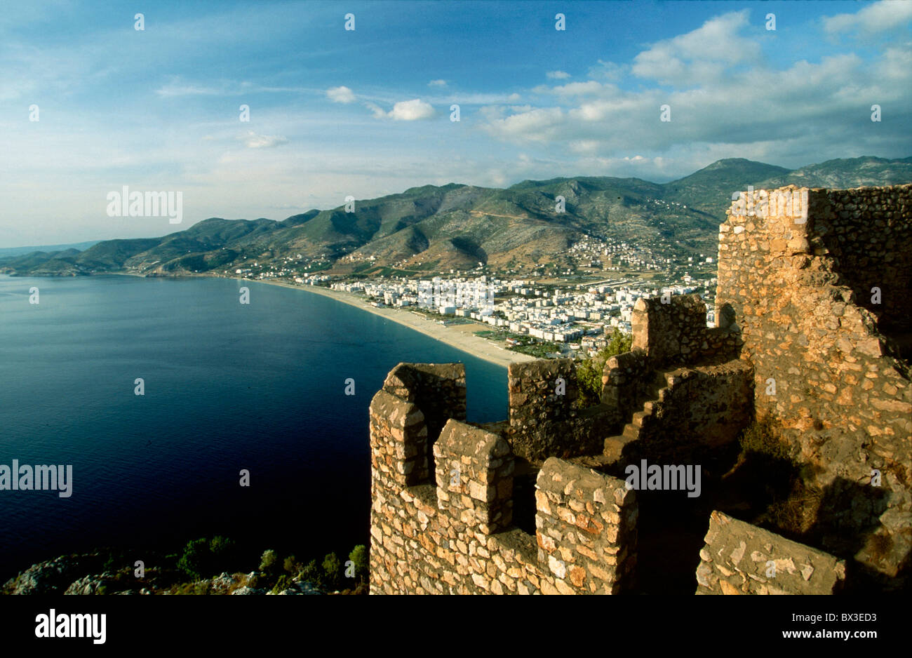 Europe Turkey Alanya Turkish riviera historic Sultan Suleyman Alanya ...