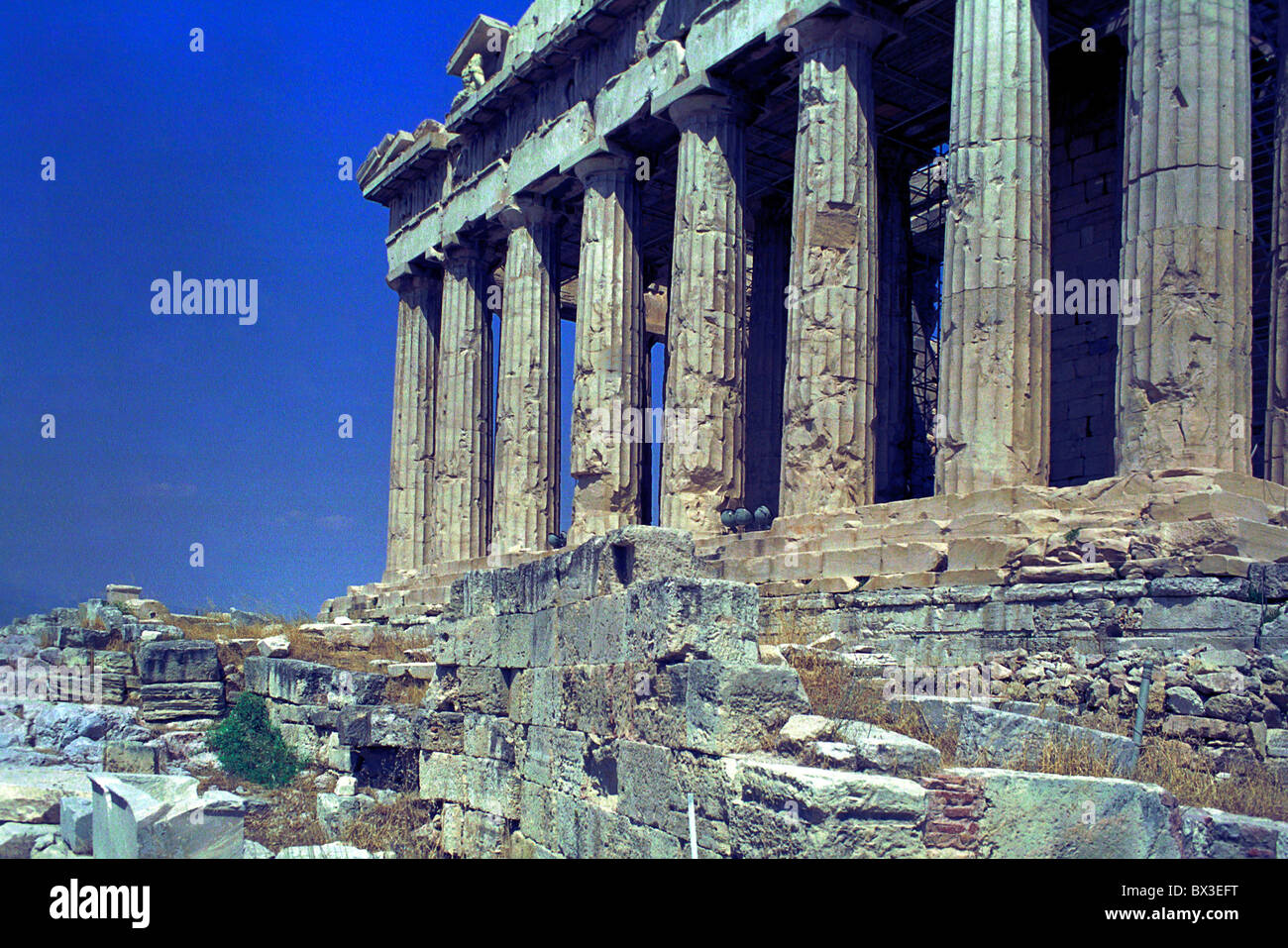 Europe Greece Greek Islands Athens Acropolis Sacred Rock Parthenon ...