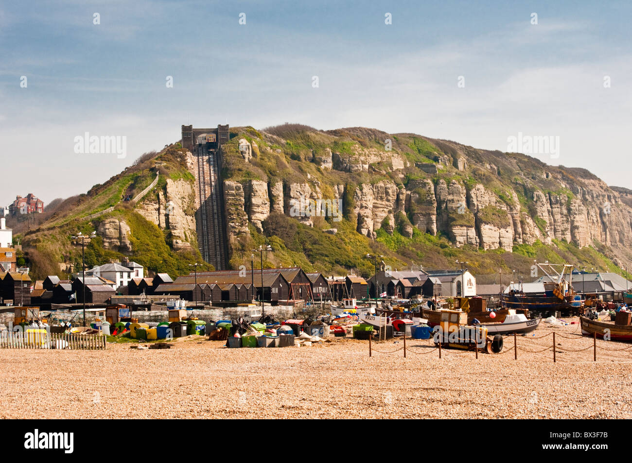 Hastings east hill cliff railway hi-res stock photography and images ...