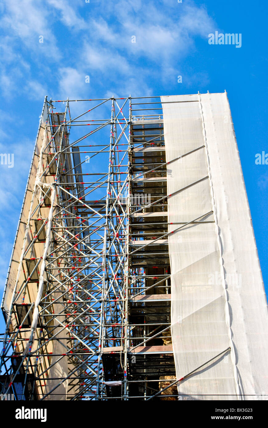 scaffolding for construction site Stock Photo - Alamy