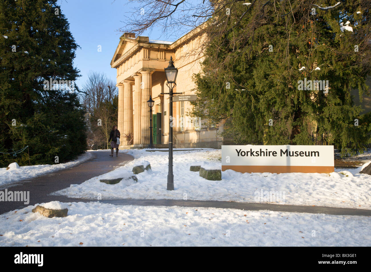 The Yorkshire Museum in Winter York Yorkshire England Stock Photo - Alamy