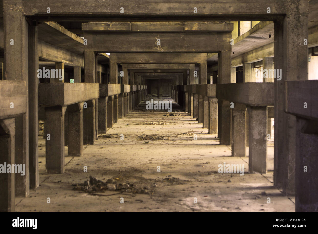 old abandoned factory industrial archeology Stock Photo - Alamy