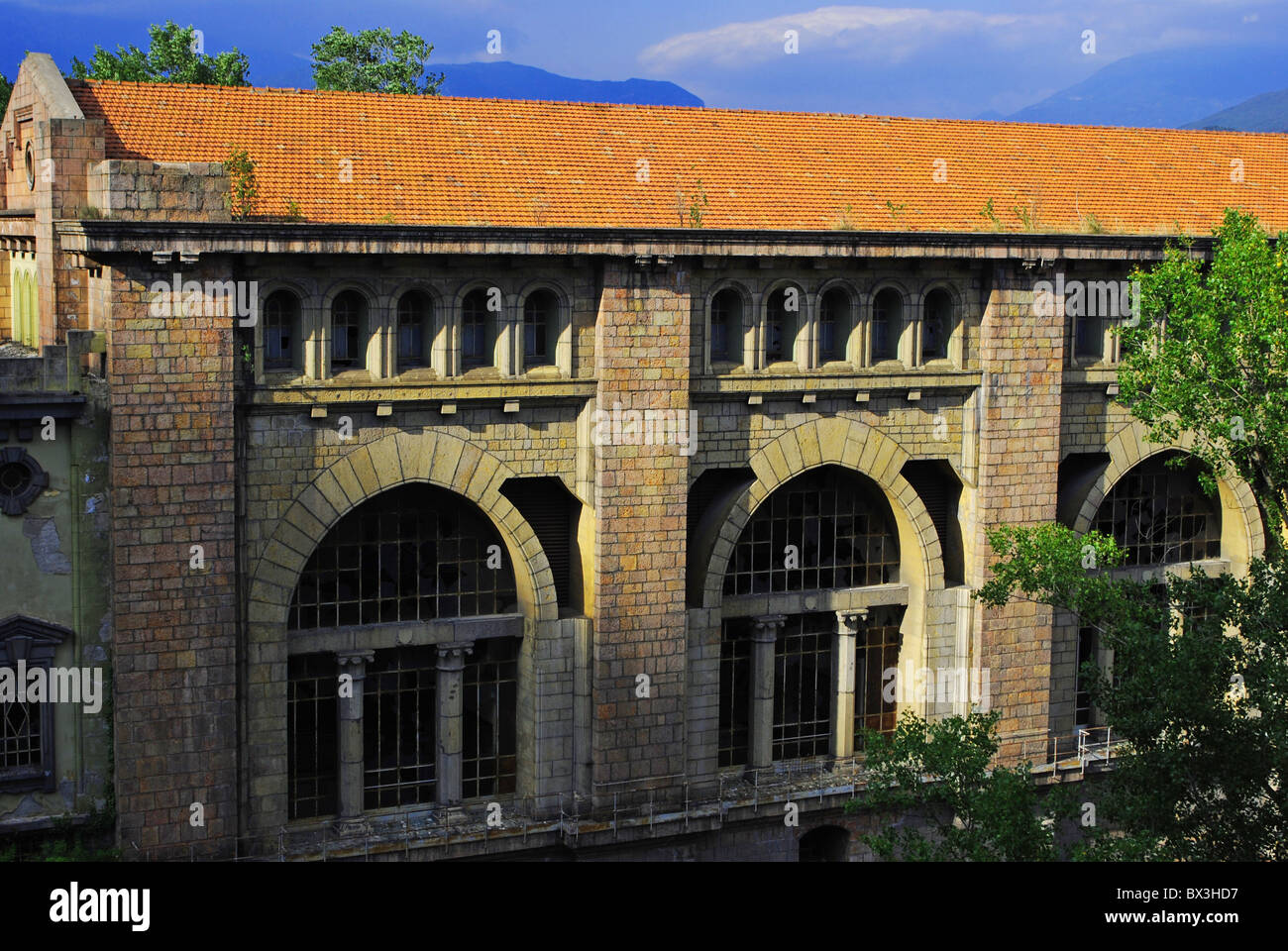 old abandoned factory industrial archeology Stock Photo - Alamy