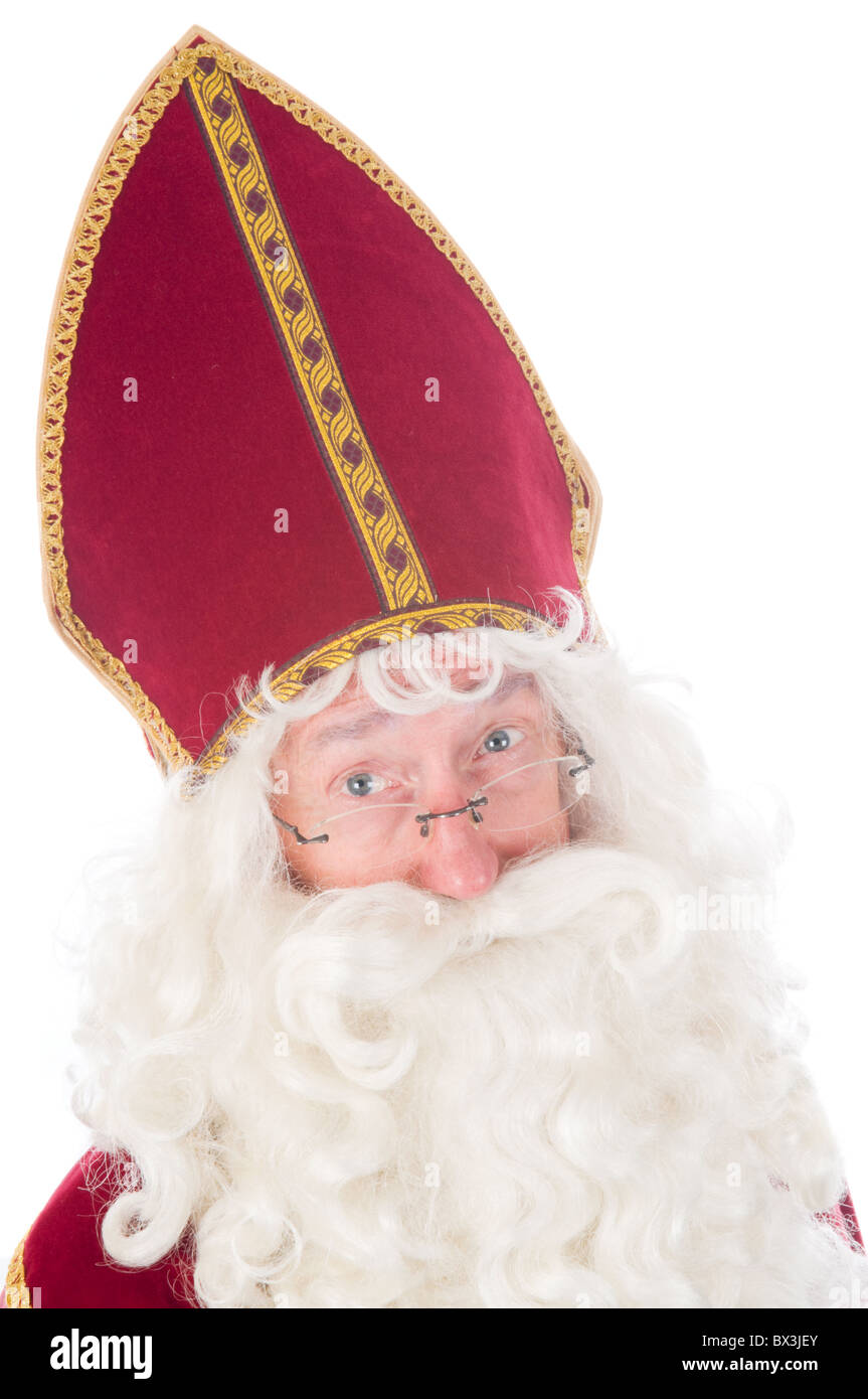 Portrait of Sinterklaas, a Dutch tradition which is celebrated at ...