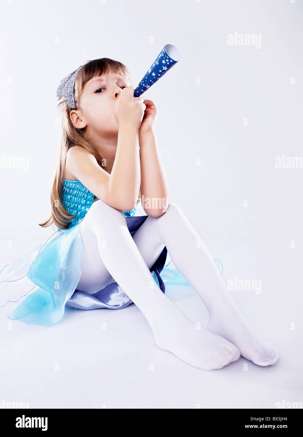 Girl in the princess disguise indoors Stock Photo - Alamy