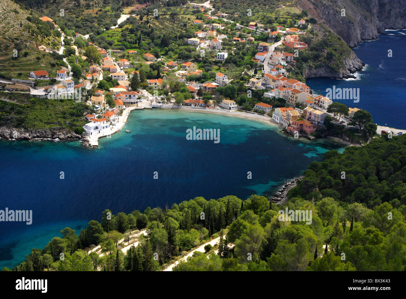 Assos in island of cefalonia hi-res stock photography and images - Alamy