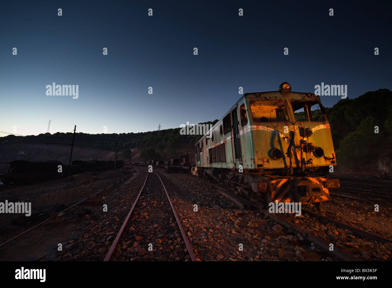 Old electric locomotive hi-res stock photography and images - Alamy