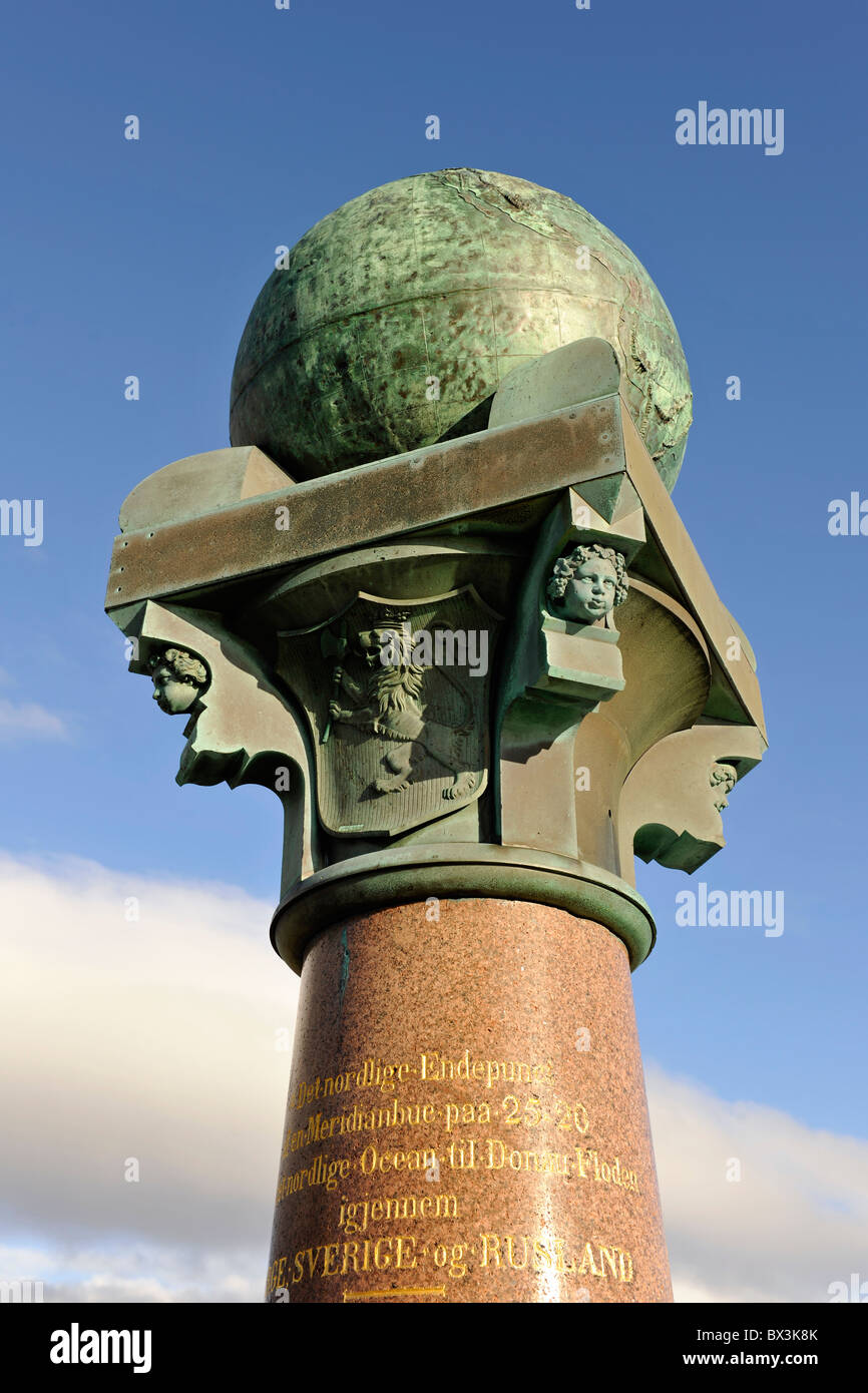 The Struve Geodetic Arc in Hammerfest, North Norway Stock Photo - Alamy