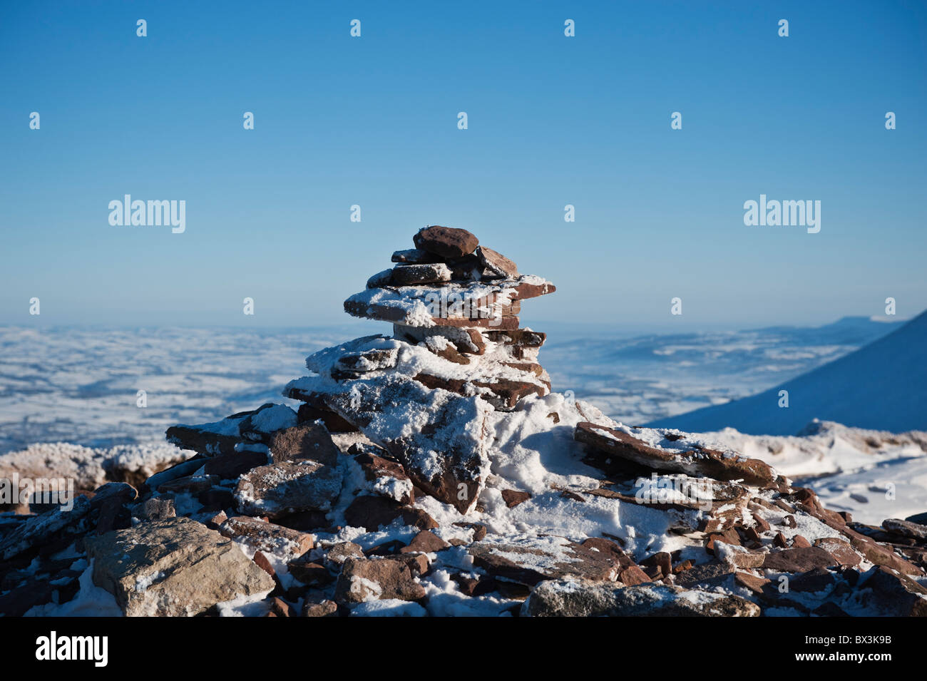 The summit of corn du mountain in beacons national park hi-res stock ...