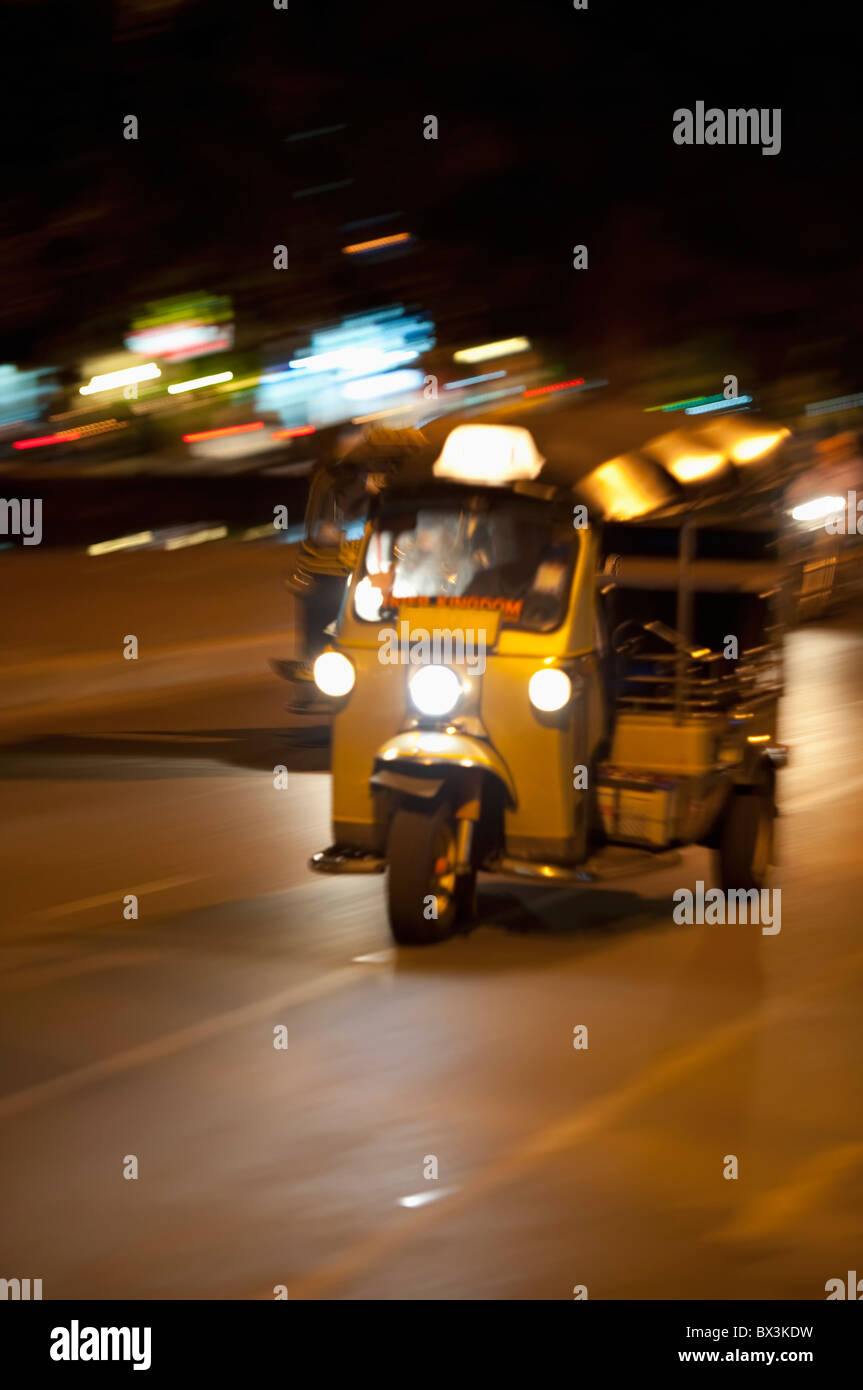 Tuk-Tuk Taxi At Night; Chiang Mai, Thailand Stock Photo - Alamy