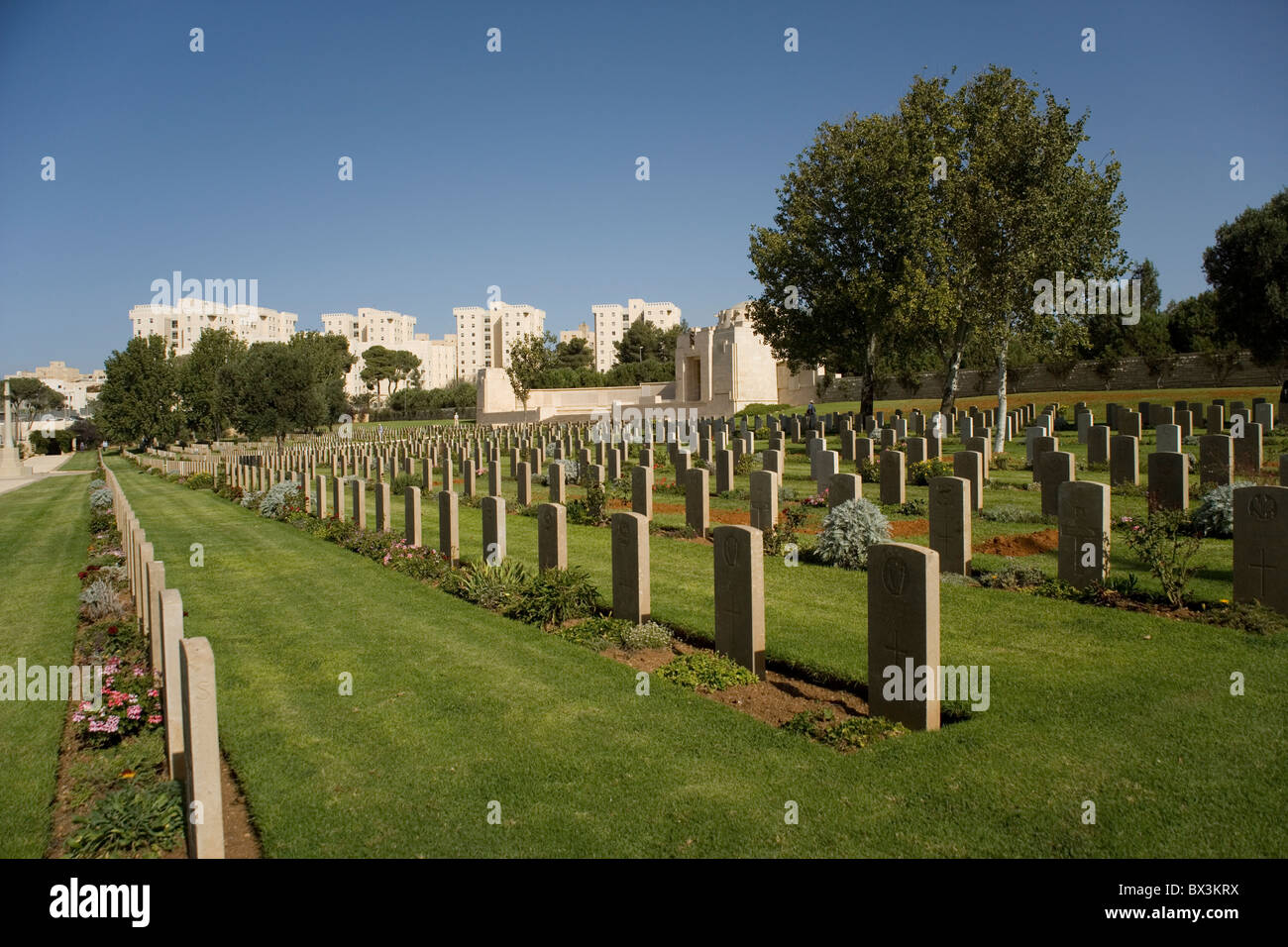 The Commonwealth War Graves Cemetery in Jerusalem, Israel Stock Photo ...