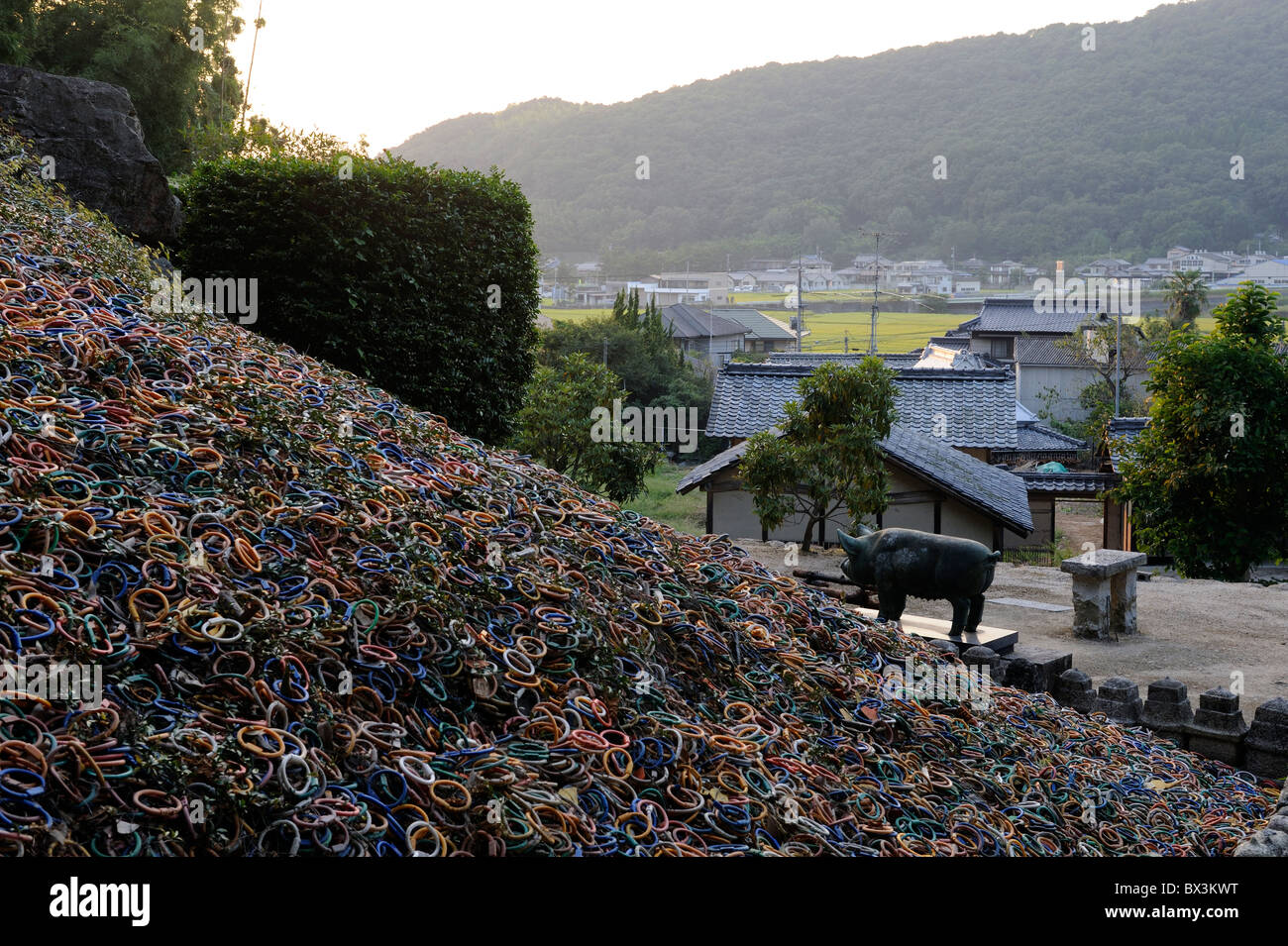 Hanaguri (cow nose ring) shrine in Okayama, Japan.19-Sep-2010 Stock Photo - Alamy