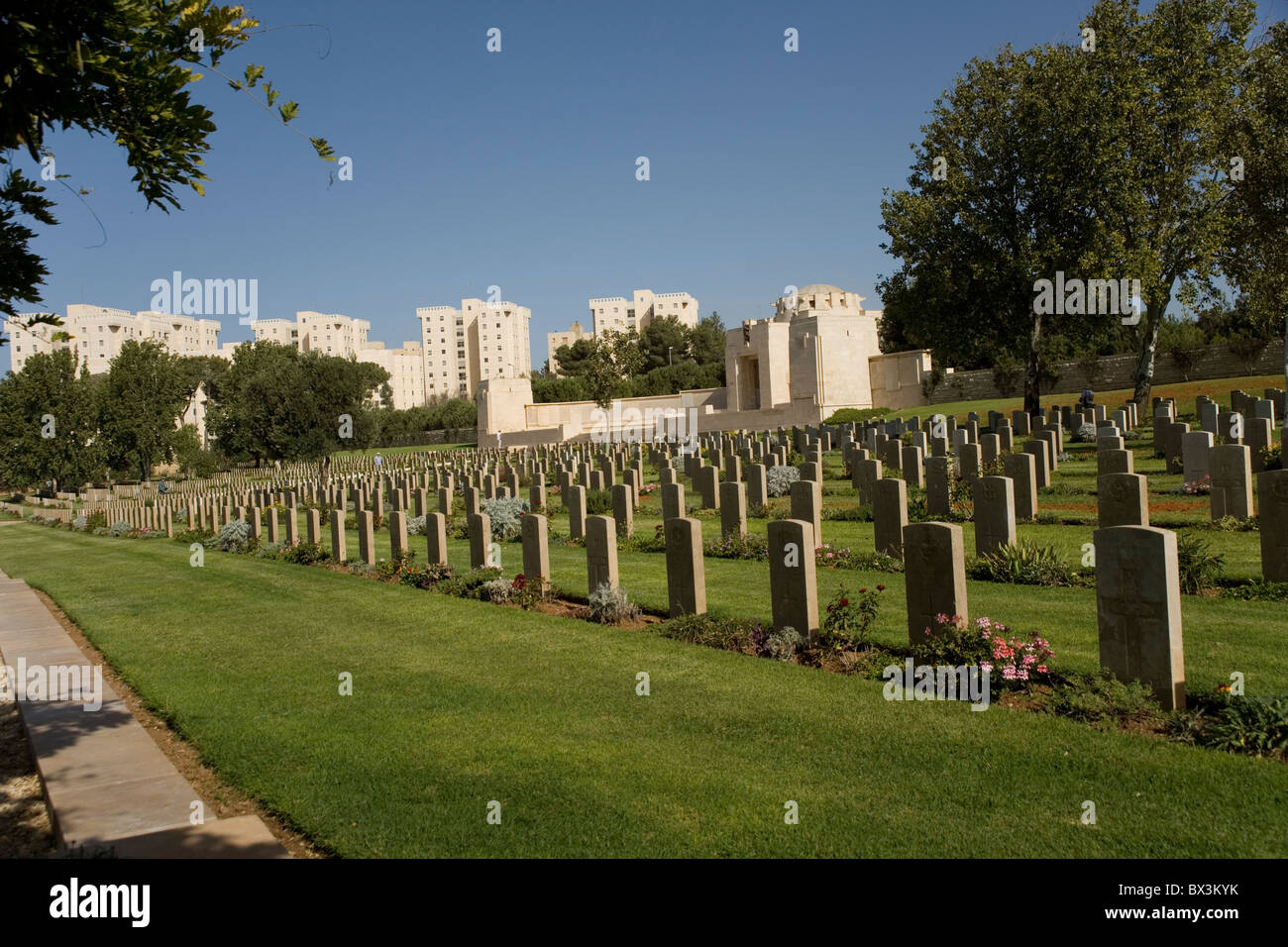 The Commonwealth War Graves Cemetery in Jerusalem, Israel Stock Photo ...