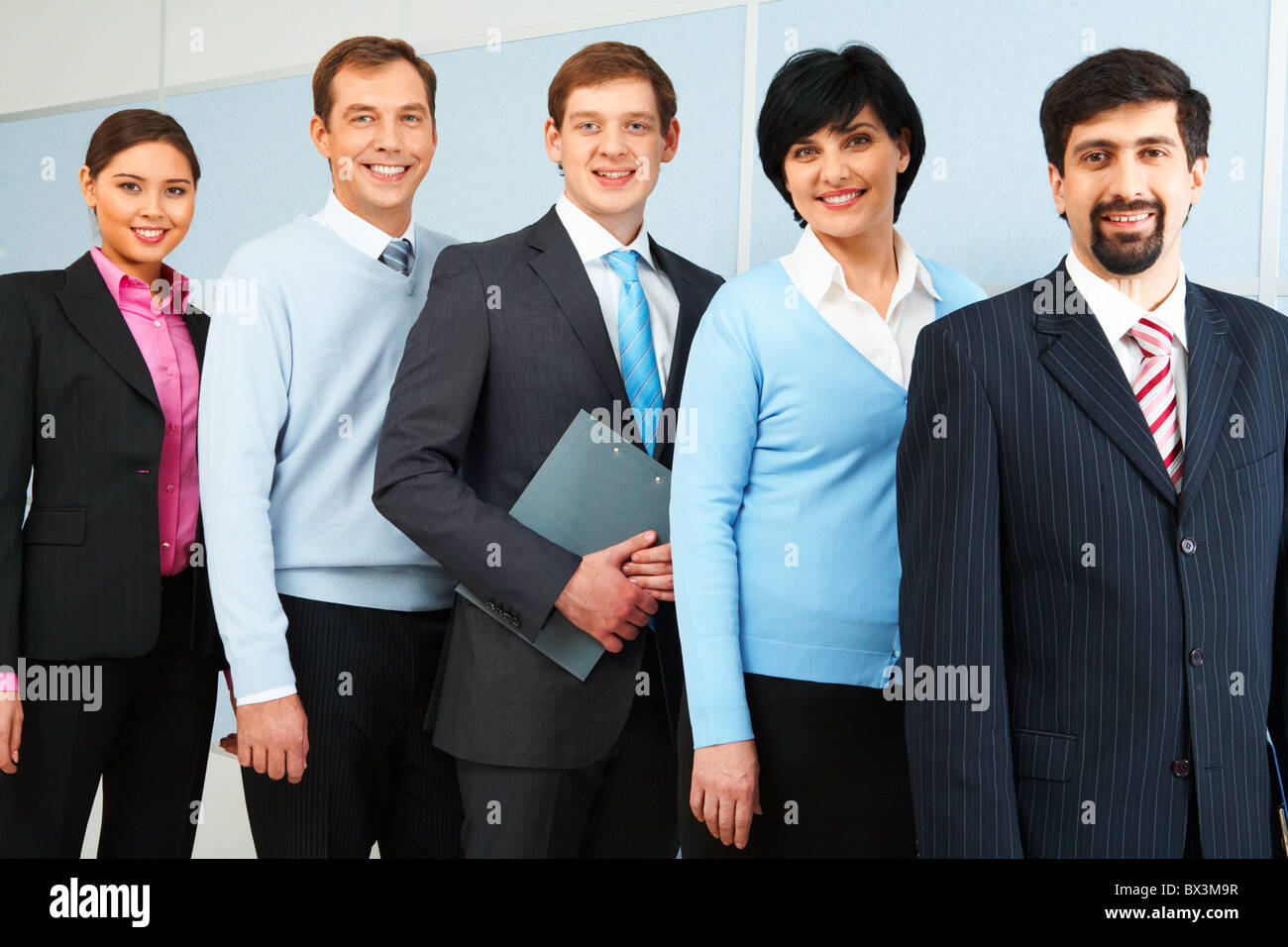 Photo of successful employees looking at camera Stock Photo - Alamy