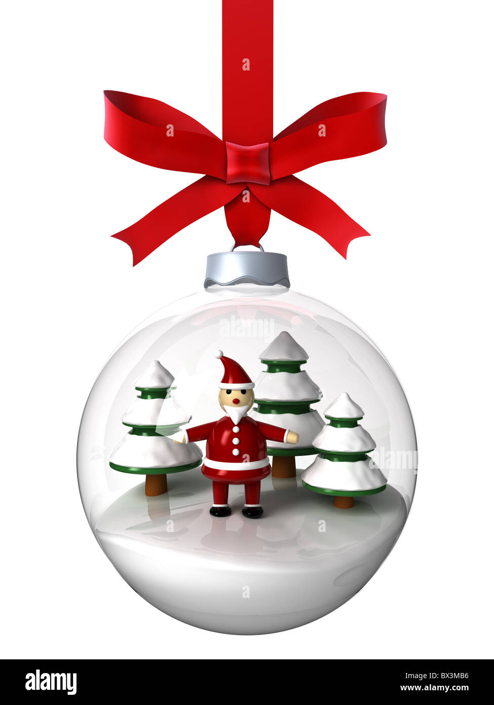 Christmas decor in shape Cut Out Stock Images & Pictures - Alamy