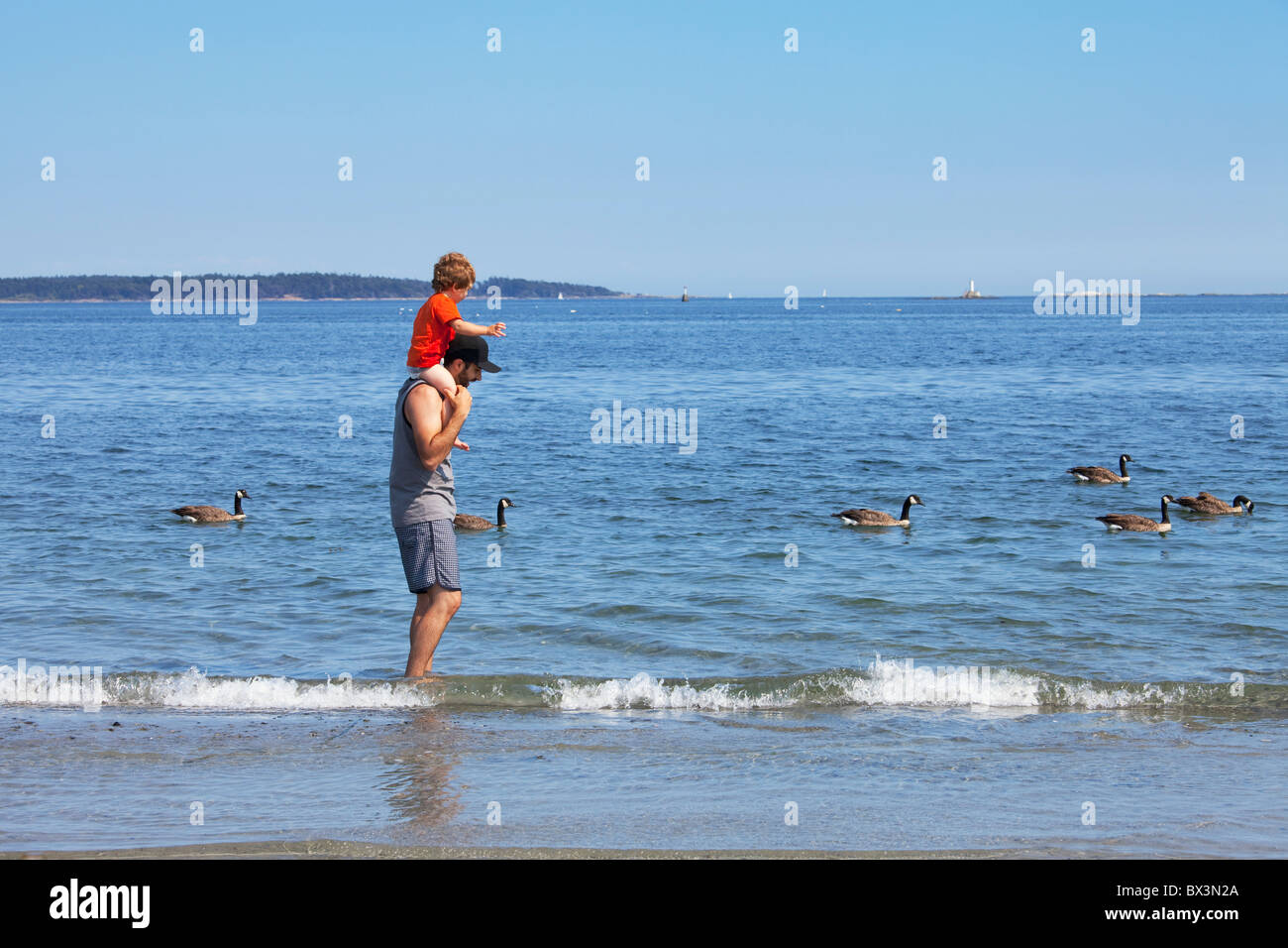 Shoulder Rides Beach High Resolution Stock Photography and Images - Alamy