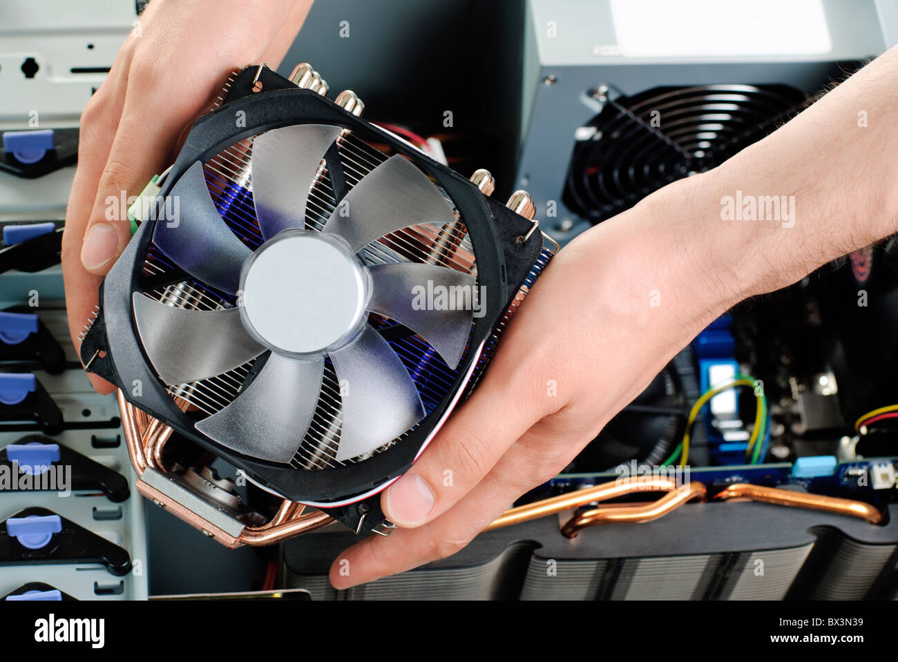 Hand computer power supply hi-res stock photography and images - Alamy