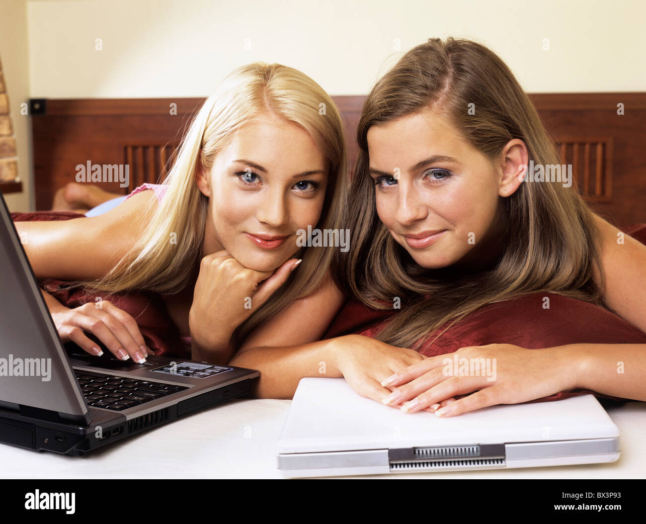Young girls at home Stock Photo - Alamy