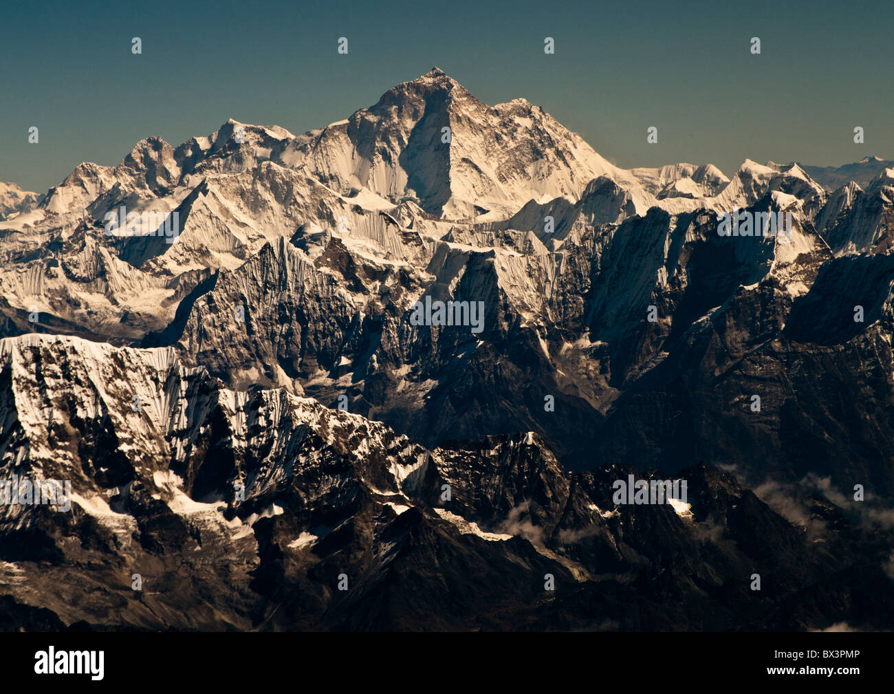 Himalayan mountain range from the air, Nepal Stock Photo - Alamy