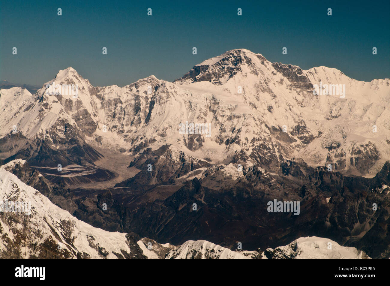 Himalayan mountain range, Nepal Stock Photo - Alamy