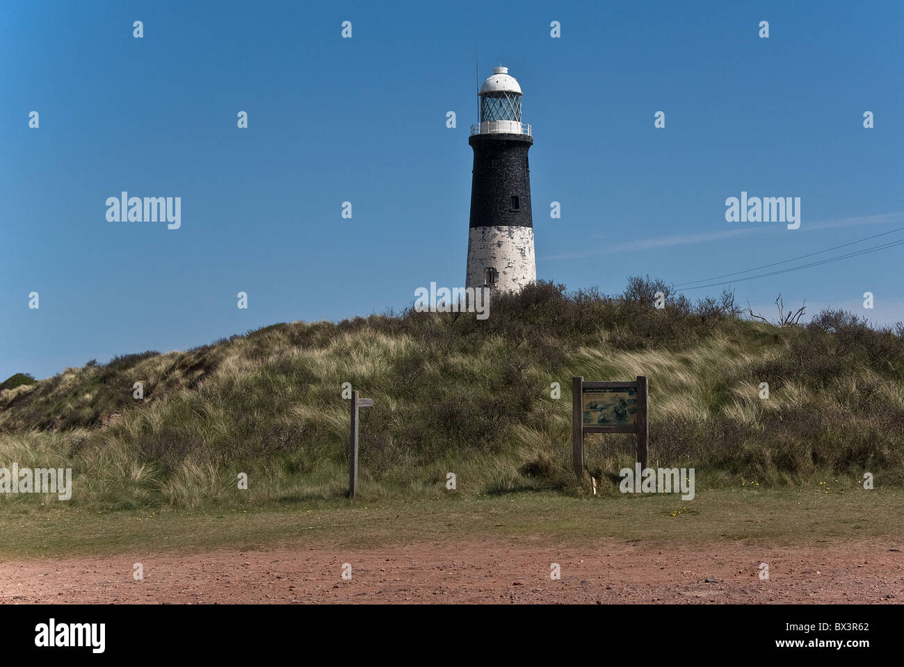 Lighthouse at Spurn Point (Spurn Head), Yorkshire. UK Stock Photo - Alamy
