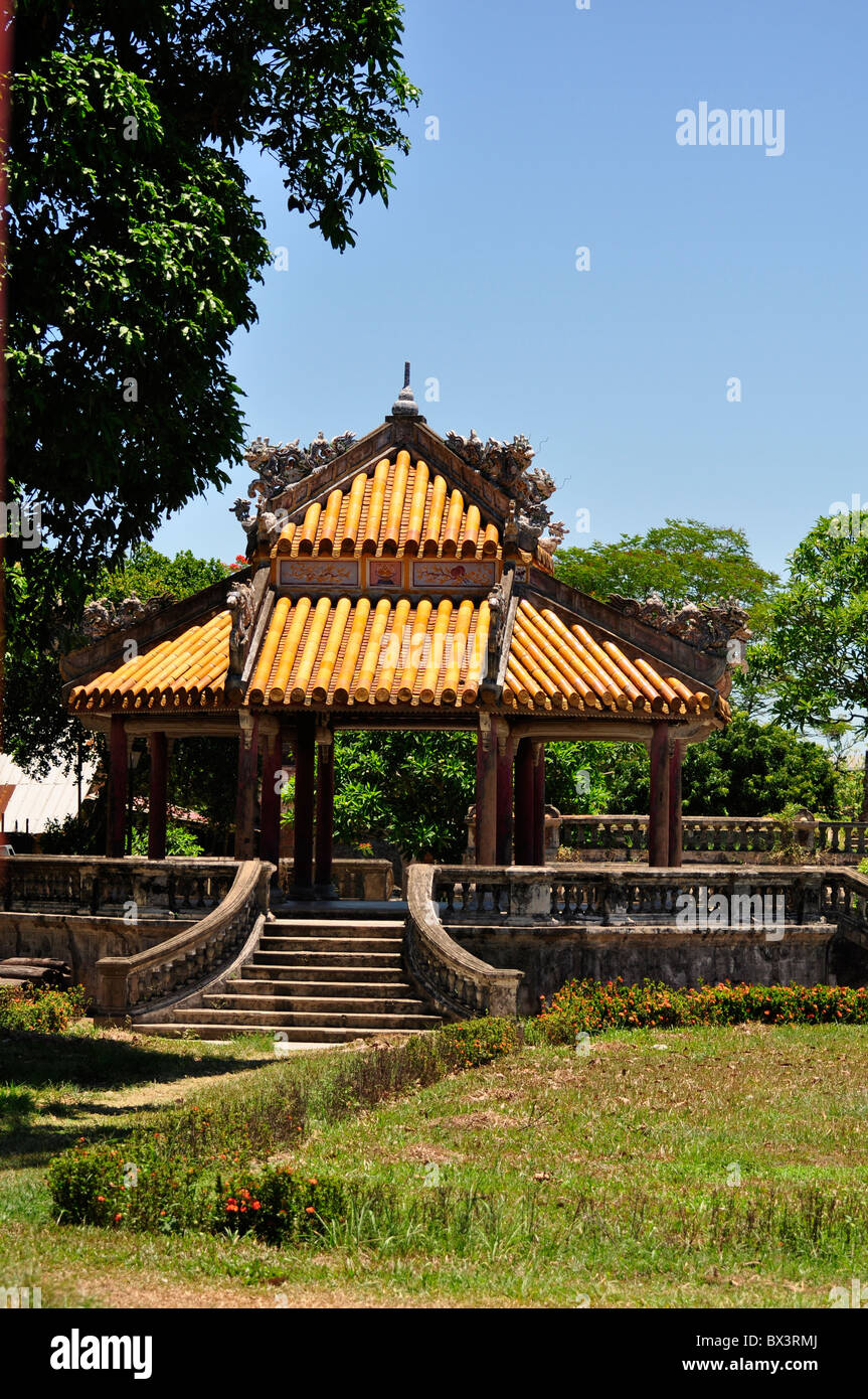 Beautiful architecture at the Hue Citadel, Vietnam Stock Photo - Alamy