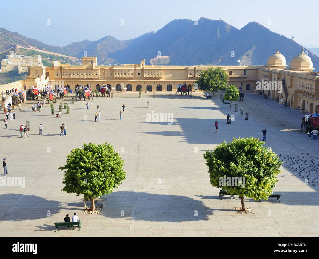 Jaleb Chowk, Amber Fort, Jaipur, India Stock Photo - Alamy