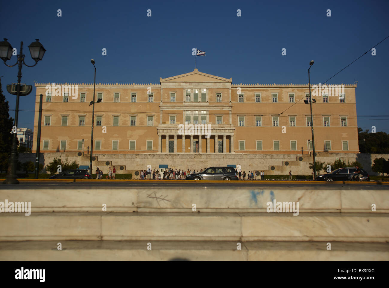 The Parliament Building Athens Greece Stock Photo - Alamy