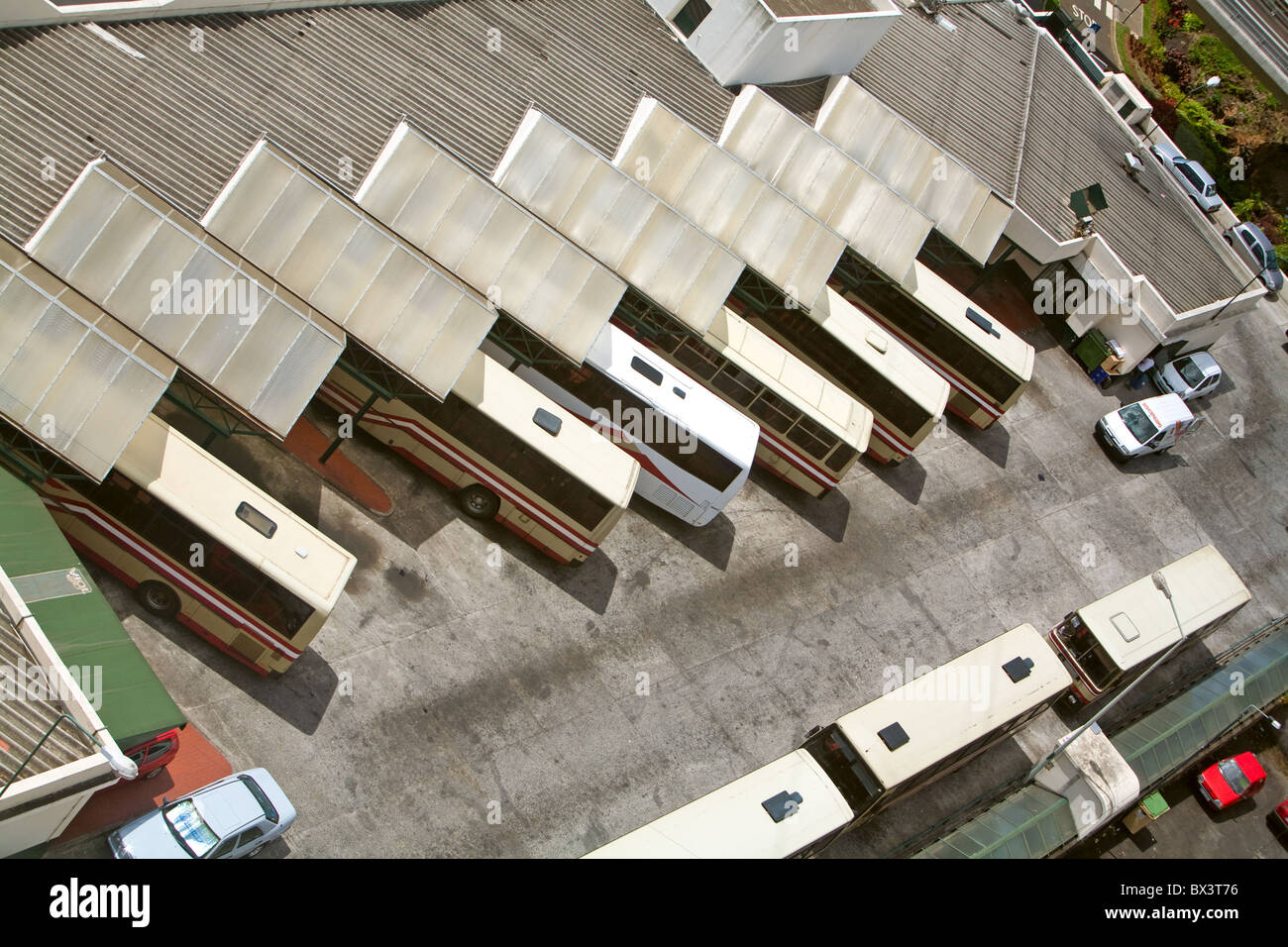 Bus/coach station in Funchal, Madeira, Portugal Stock Photo - Alamy