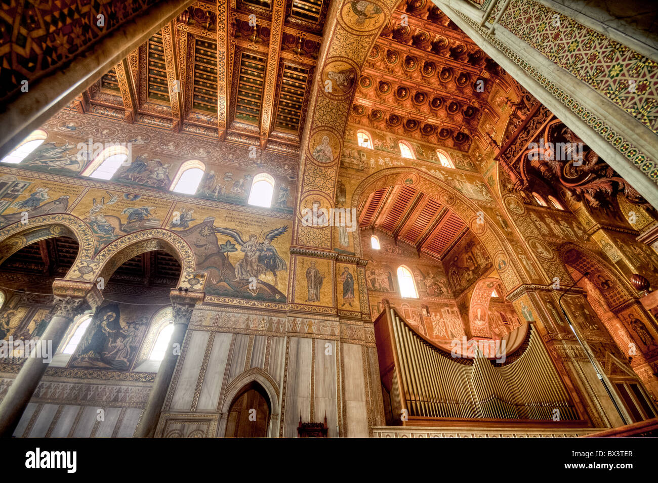 interior architecture design of church, Italy Stock Photo - Alamy