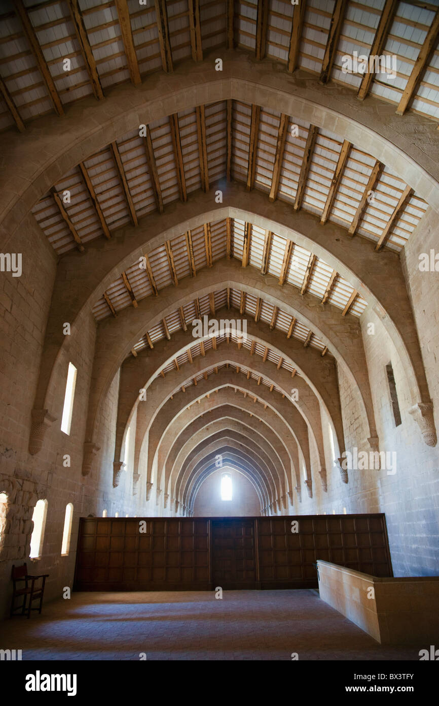 The Dormitory Of The Monastery Of Santa Maria De Poblet; Catalonia ...