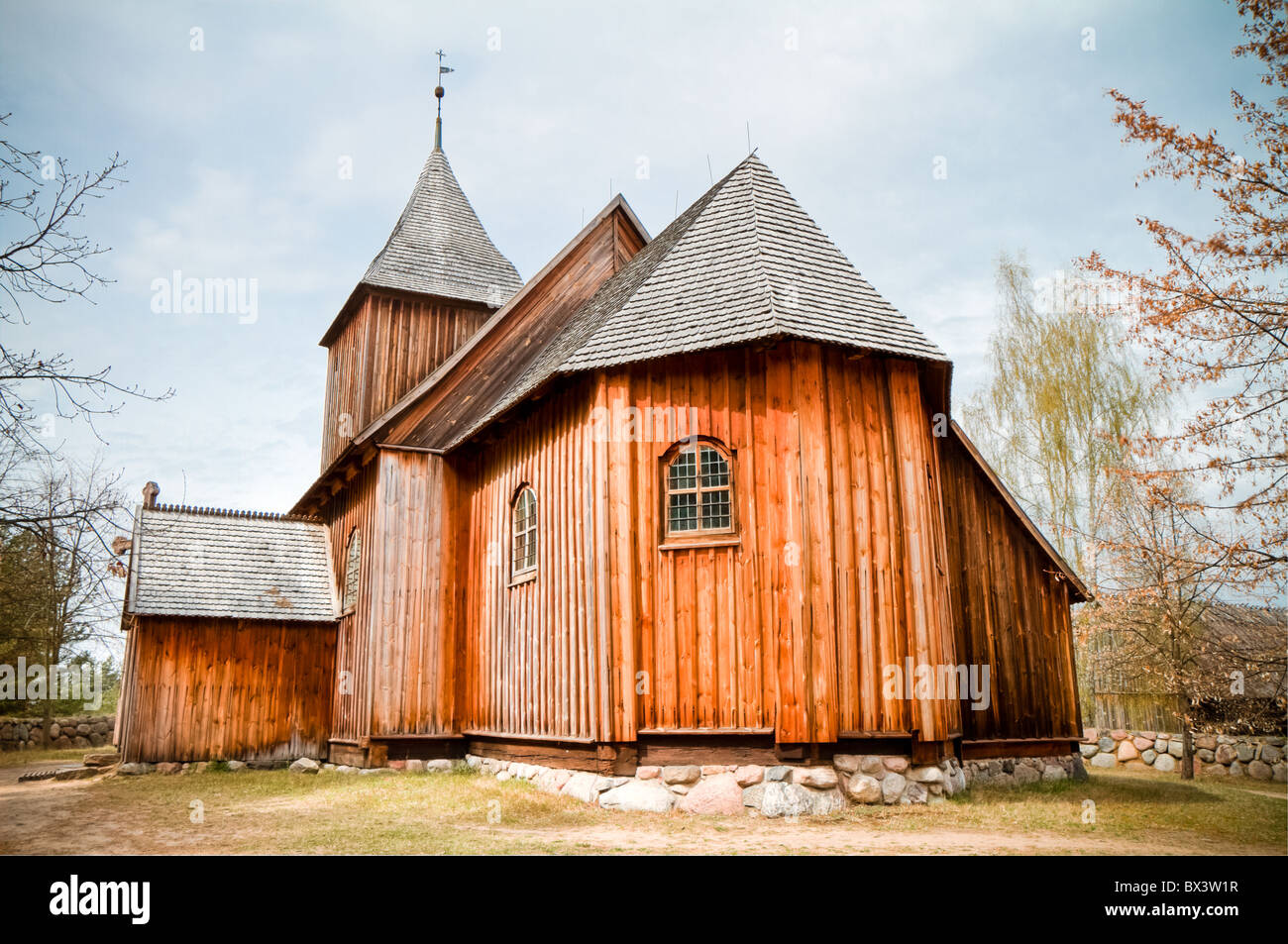 Old timber church hi-res stock photography and images - Alamy