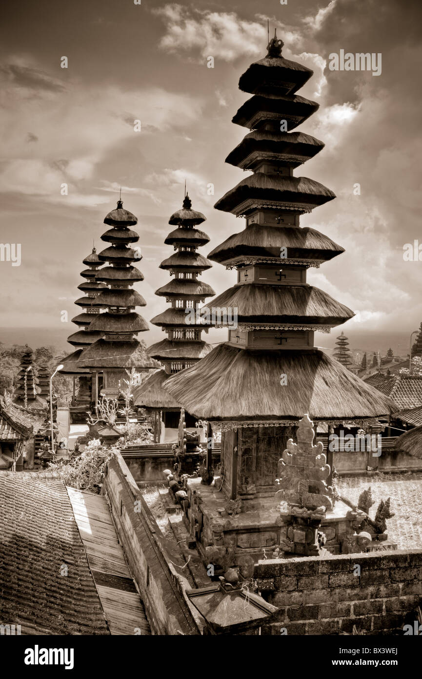 Pura Besakih hindu temple complex, Bali, Indonesia Stock Photo - Alamy