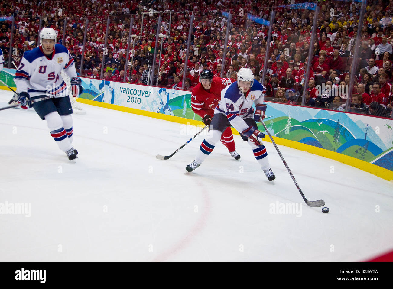 2010 Vancouver Winter Olympics; Mens hockey; USA vs Canada; #17 Ryan ...