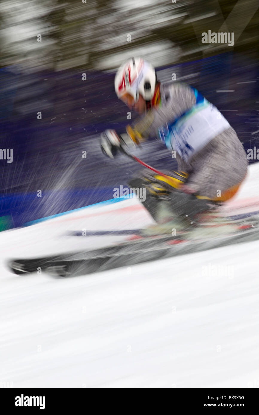 2010 Vancouver Winter Olympics; Mens Slalom Stock Photo - Alamy