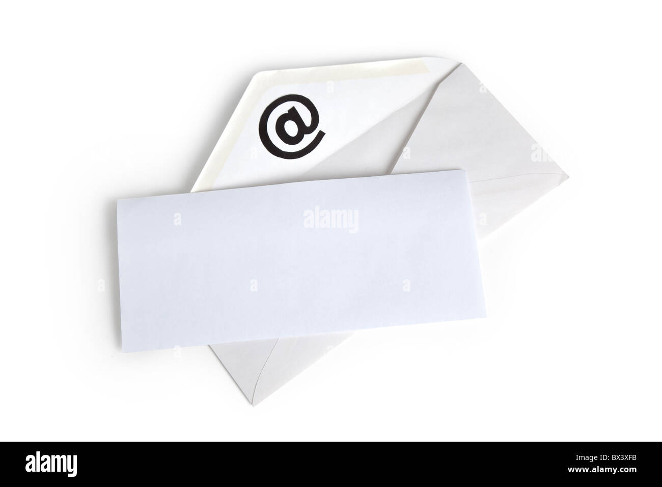 Email Envelope Symbol Cut Out Stock Images & Pictures - Alamy