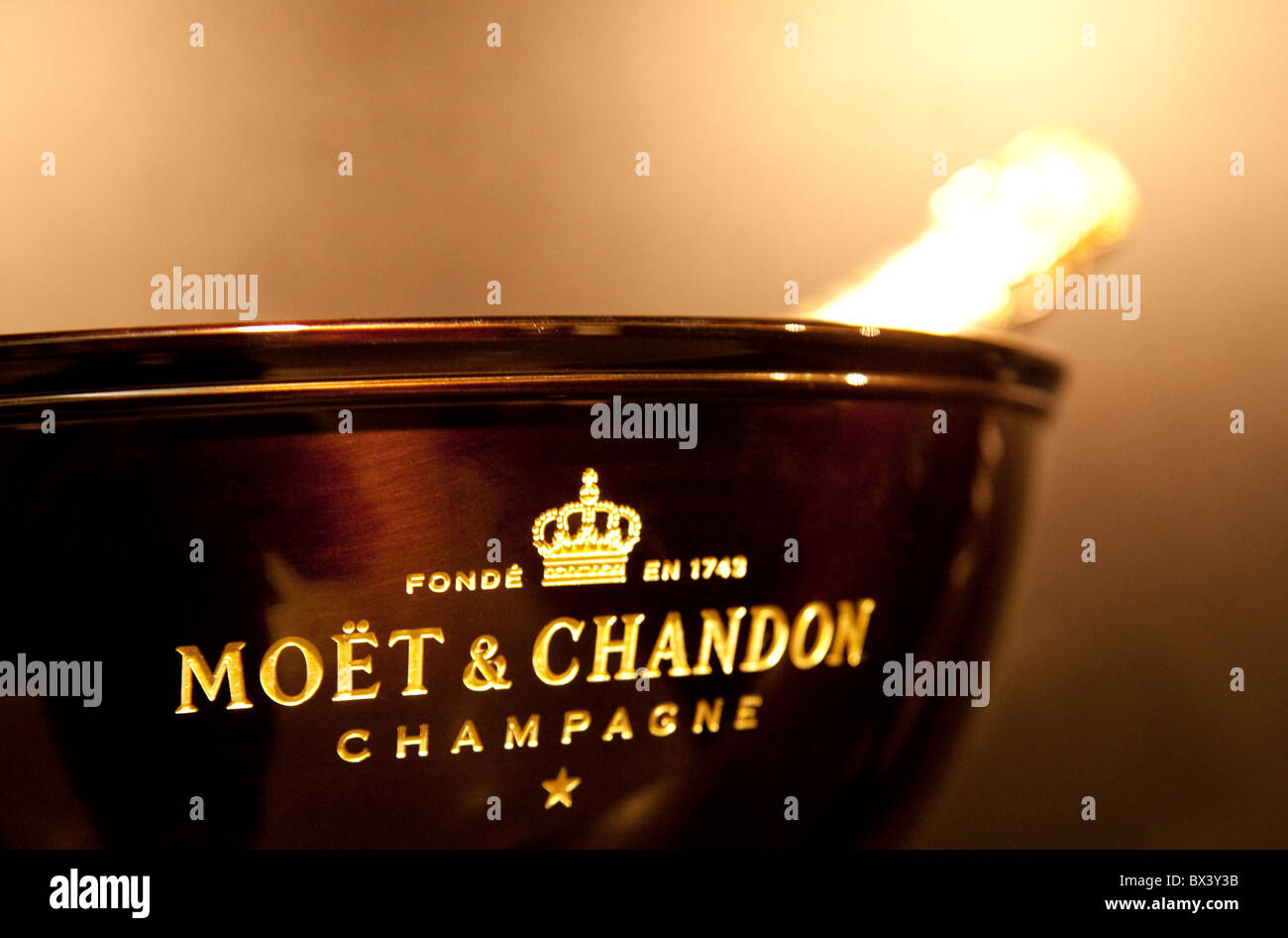 Moet and Chandon Champagne display, The Moet and Chandon House, Avenue ...