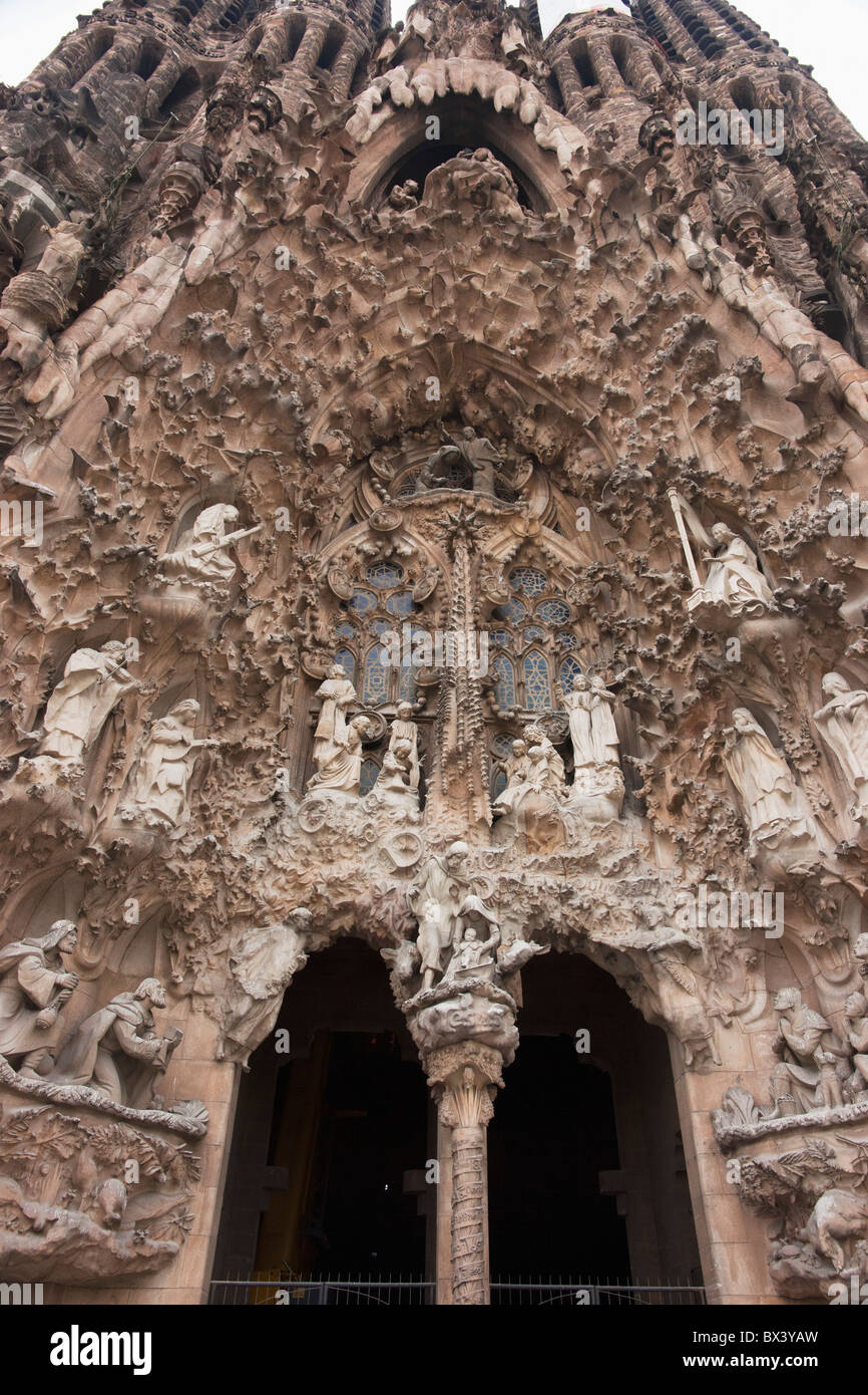 Detail Of The Nativity Facade On The Side Of The Church Of The Holy ...