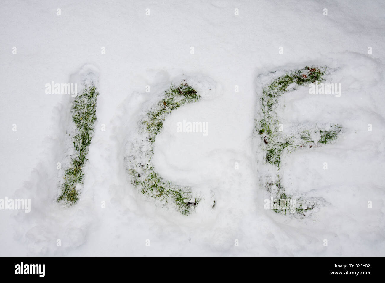 Ice the word hi-res stock photography and images - Alamy