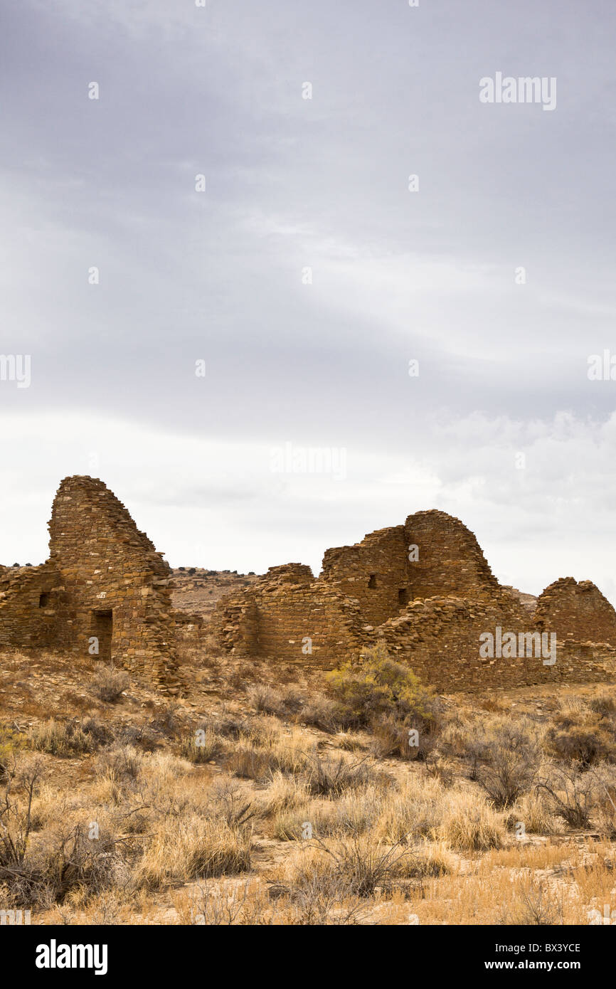 The Anasazi Great House of Pueblo Del Arroyo at Chaco Culture National ...