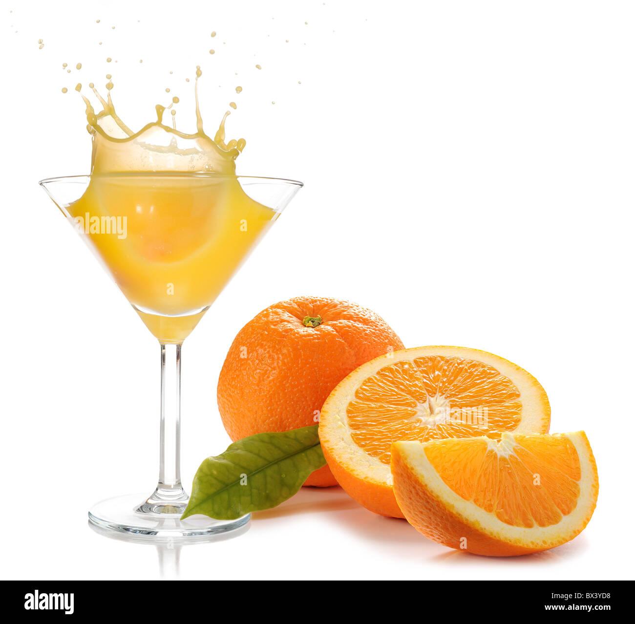 Glass orange juice splash isolated High Resolution Stock Photography and Images - Alamy