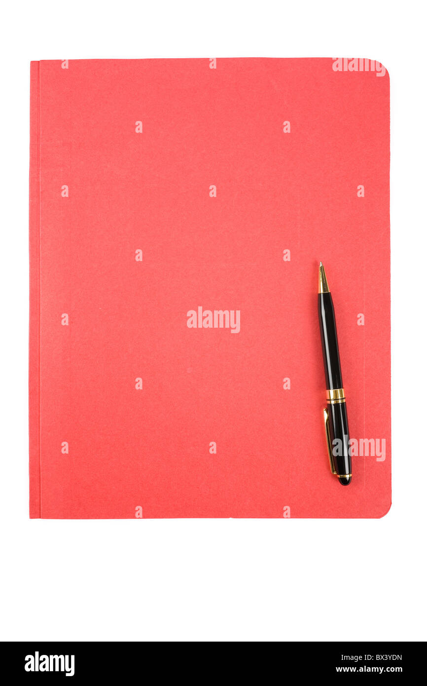 file folder with white background Stock Photo - Alamy
