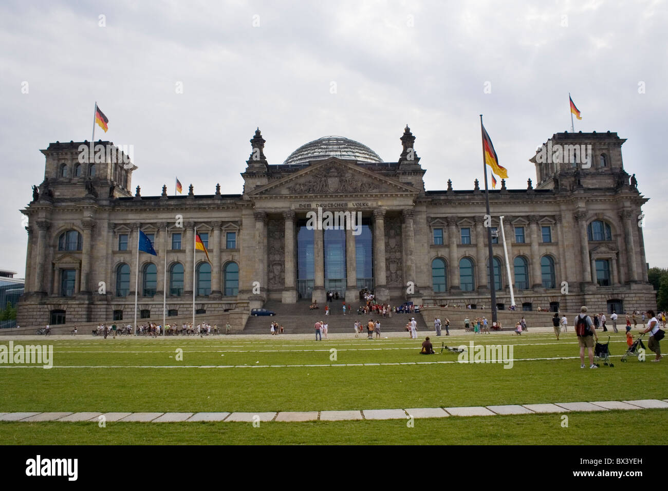 Reichstag Berlin Germany - historical edifice (Architect Paul Wallot ...