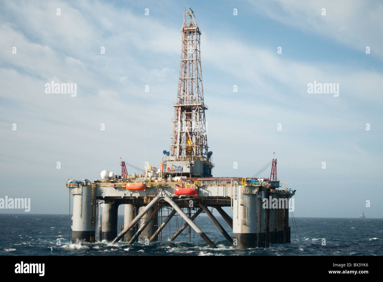 Offshore oil drilling rig. Coast of Brazil Stock Photo - Alamy