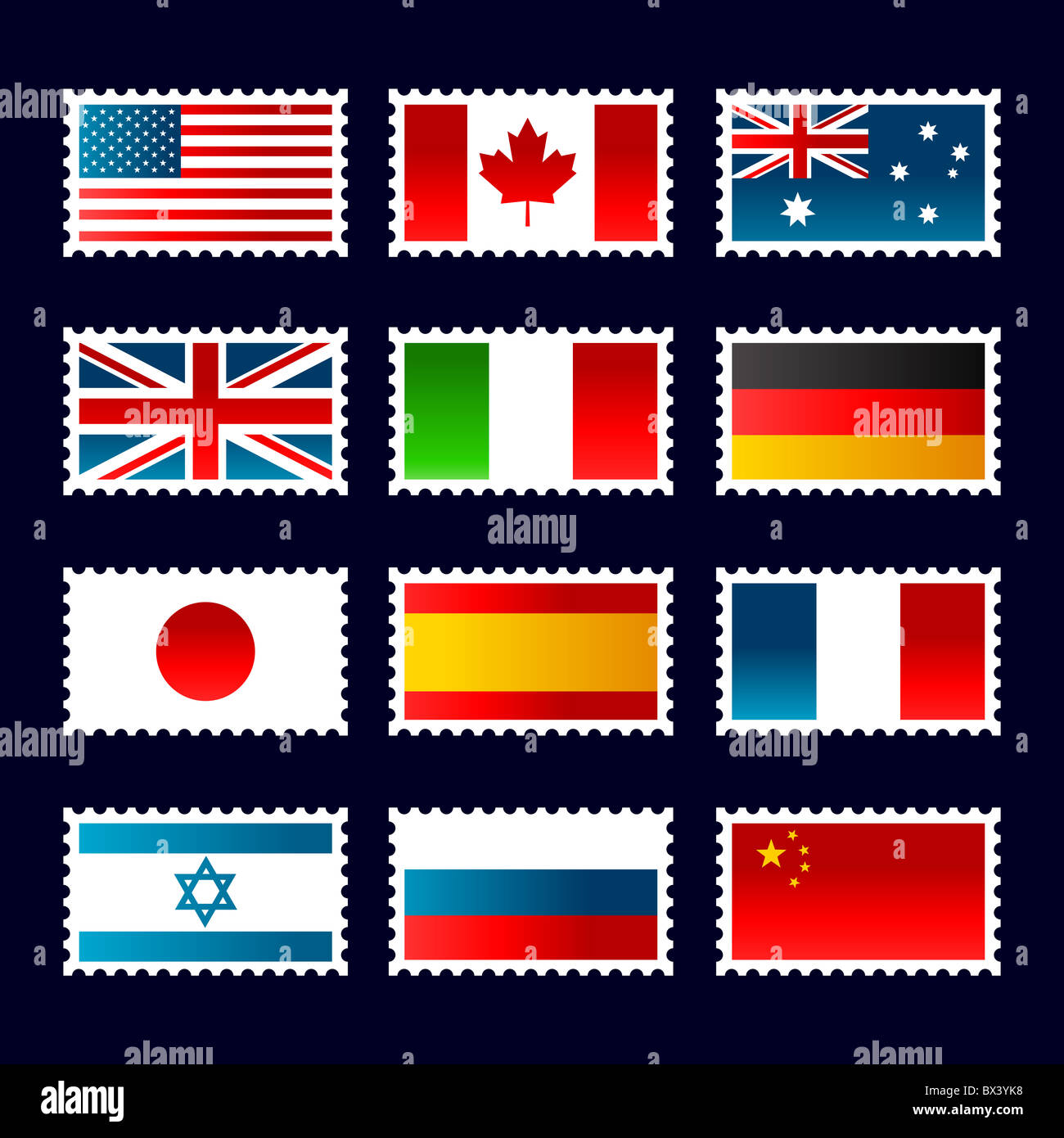 World flags collection hi-res stock photography and images - Alamy