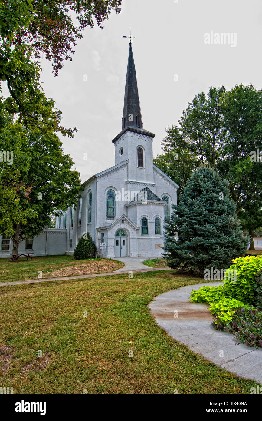 Lewistown, Illinois Presbyterian Church Stock Photo - Alamy